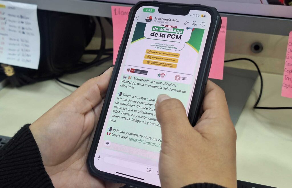 PCM lanza canal de WhatsApp para brindar información y servicios a la ciudadanía – Nexonoticias